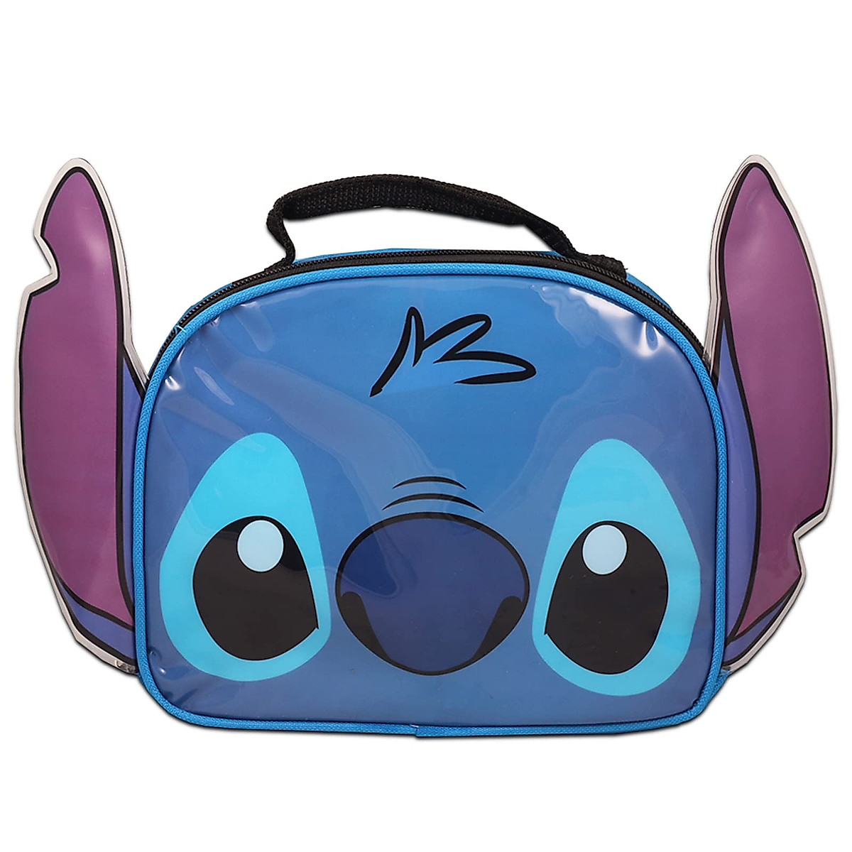 Disney Lilo and Stitch Mini Backpack and Lunch Box Bundle - 4 Pc Set with 11" Stitch School Bag, Stitch Lunch Bag, More for Boys and Girls | Stitch School Supplies Set