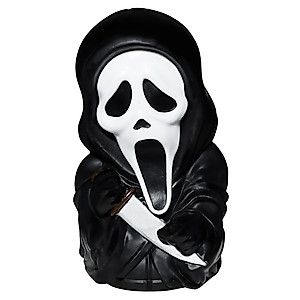 Spirit Halloween Ghost Face ® Light-Up Horror Statue | Officially Licensed | Horror Decoration