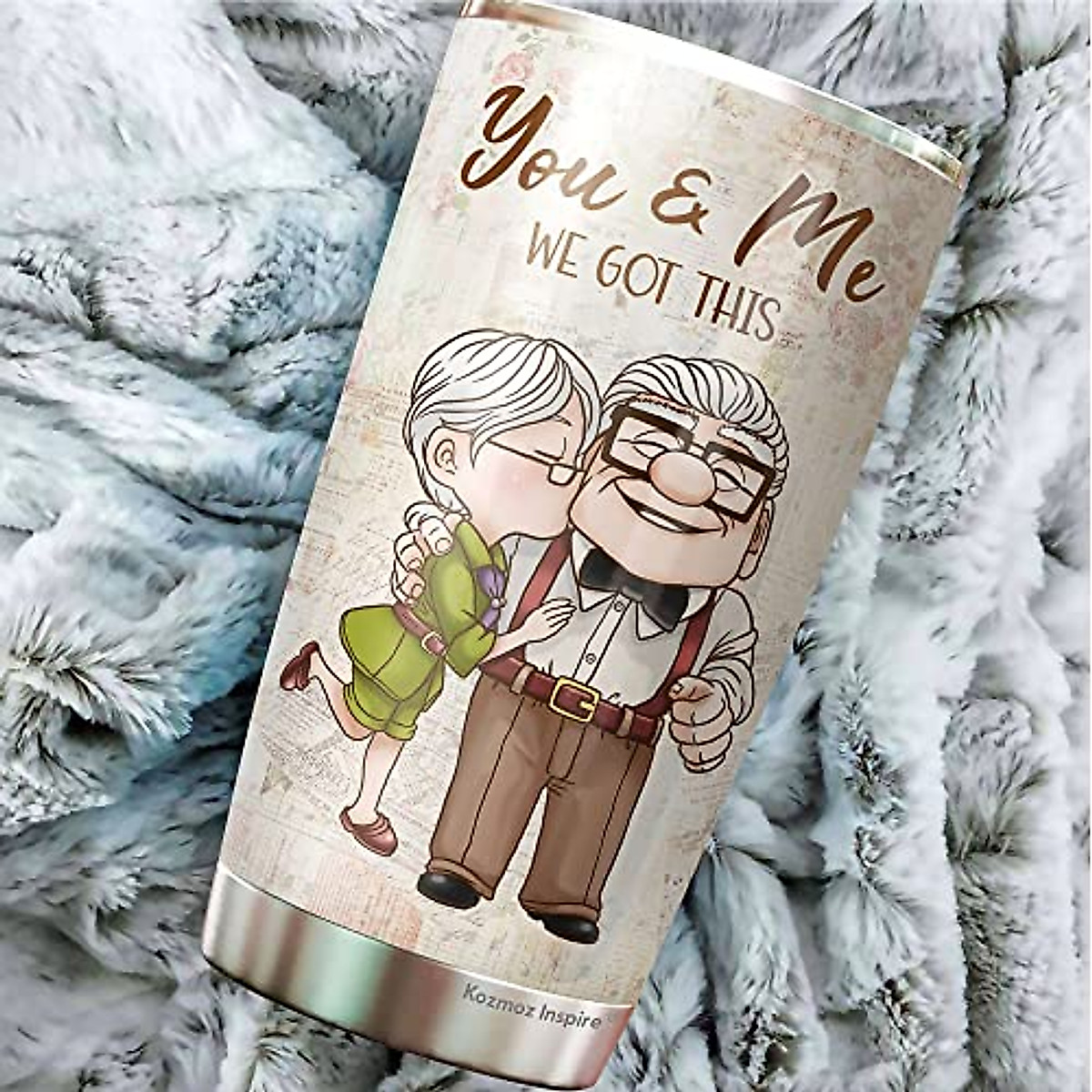 Couple Tumbler - Gift For Wife From Husband - Valentine Tumbler - Couple Gift - Gifts for Anniversary Couple - You and Me We Got This Tumbler - Gifts For Her - Gifts For Wife - Tumbler 20oz