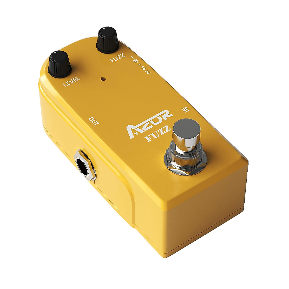 AZOR Pedal Power Adapter with Vintage Fuzz Guitar Effect Pedal with True Bypass