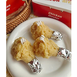 Fried Chicken Shaped Funny Soy Wax Scented Candle Gift Candle Set for Your Lovers