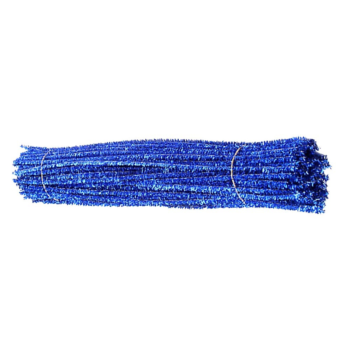 200pcs Glitter Cleaners Cleaners Chenille Stem Christmas Glitter Cleaners for DIY Art Craft Christmas Decoration (Blue)