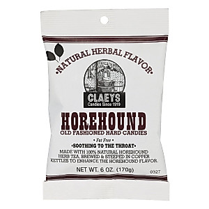 Claeys Old Fashioned Hard Candy - Variety 6 Pack - Horehound and Root Beer - 3 of Each Flavor - 36 Ounces Total