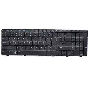 Padarsey Replacement Keyboard Compatible with Dell Inspiron 15R 5010 M5010 M501R N5010 Series Black US Layout, Compatible Part Number 09GT99 NSK-DRASW 96DJT 096DJT NSK-DRASW