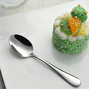 VANDBAO Portable Travel Utensils, Reusable Silverware with Case for Fixing Tableware, 9 Pieces Stainless Steel Stable Flatware Set, Camping Picnic Cutlery Set (Silver Set)