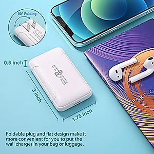 20W USB C Fast Charger, Costyle PD 3.0 Fast Charging Block Slim Flat Type C Wall Charger Plug Gan Charger Compatible iPhone 14 13 12 11 Pro Max SE XR XS 8 7 Plus, iPad Mini AirPods Pro, Galaxy, Pixel