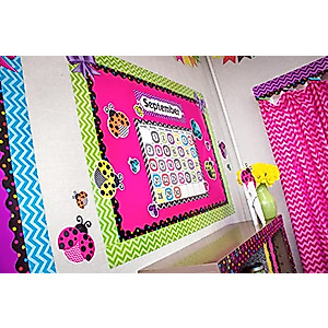 Teacher Created Resources 5544 Chevrons and Dots Monthly Headliners