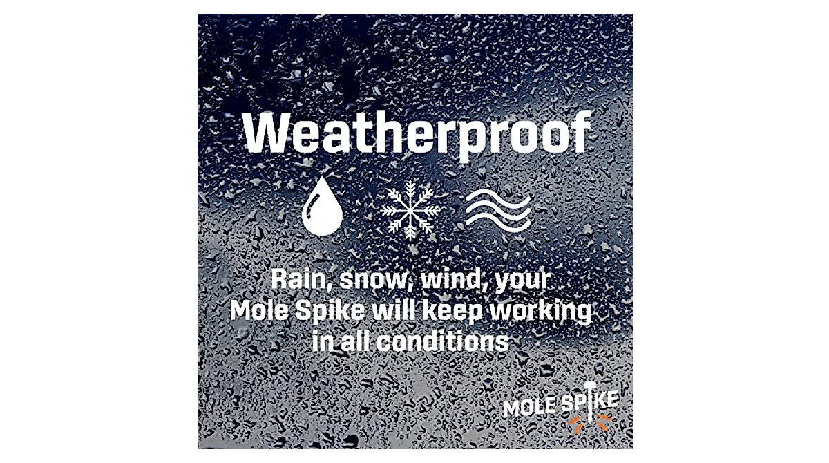 Exterminators Choice Ultrasonic Mole Spikes - 8 Pack