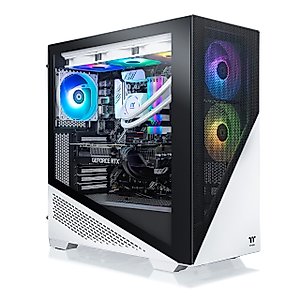 Thermaltake Frostbite 380 Gaming Desktop (AMD Ryzen™ 7 5800X 8-core, ToughRam RGB DDR4 3600Mhz 32GB Memory, NVIDIA® GeForce RTX™ 3080, 1TB NVMe M.2, Win10 Home) D3FB-B550-380-LCS