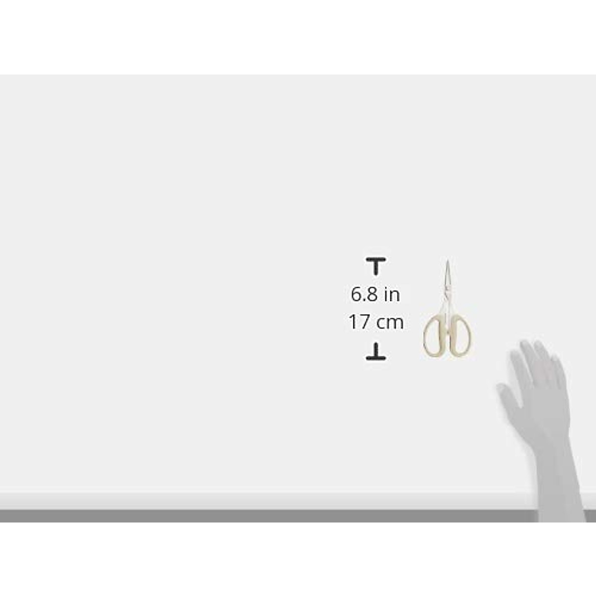 Misuzu Silky All-Purpose Scissors, 6.5 inches (165 mm), Gray