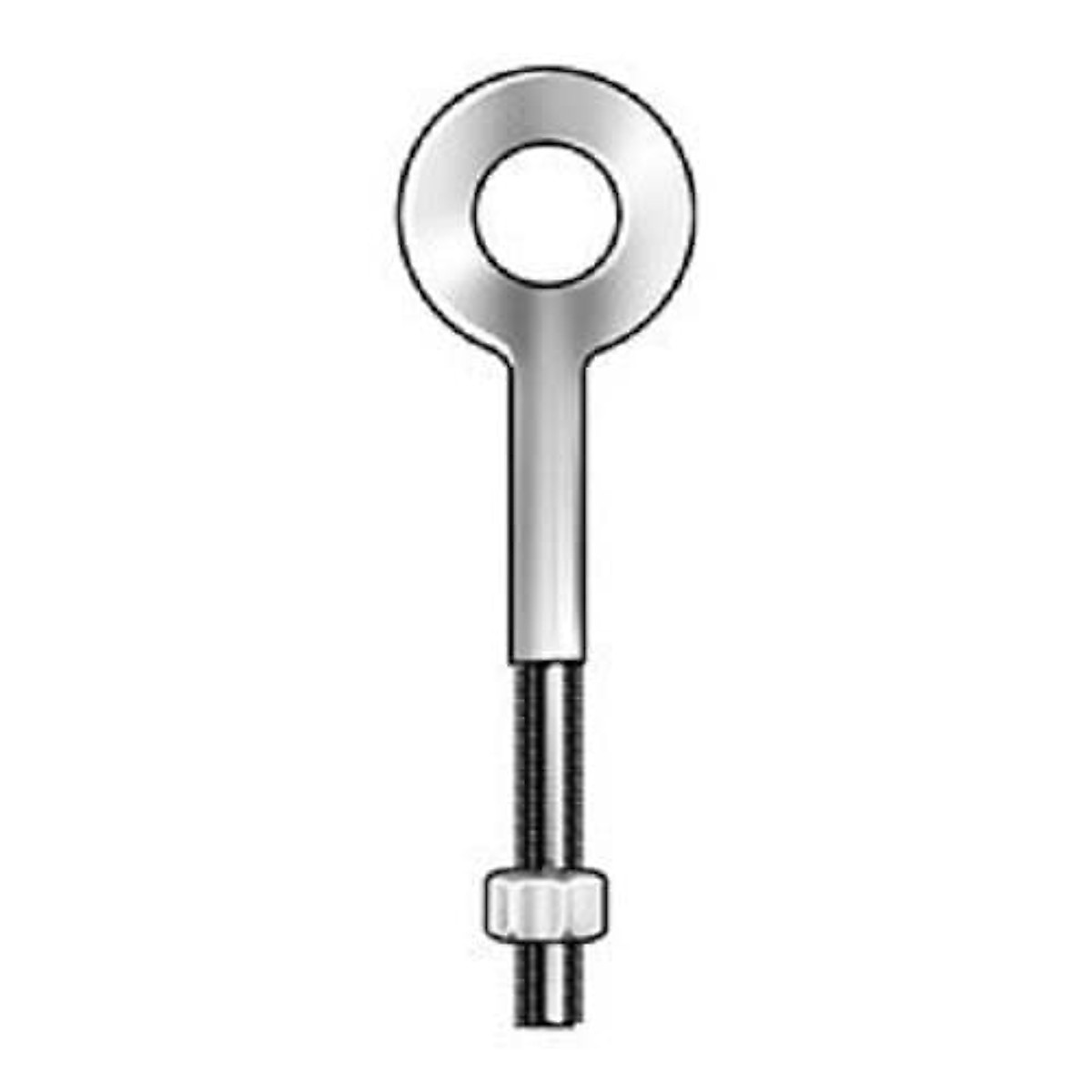 Ken Forging N2010-8 Plain Pattern Nut Eyebolts, 1-8" x 8"