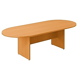 nbf signature series Contemporary Laminate Six Seat Conference Table 6'L Dark Cherry Greenguard Certified Office Furniture with Professional Look and Conference Room Decor