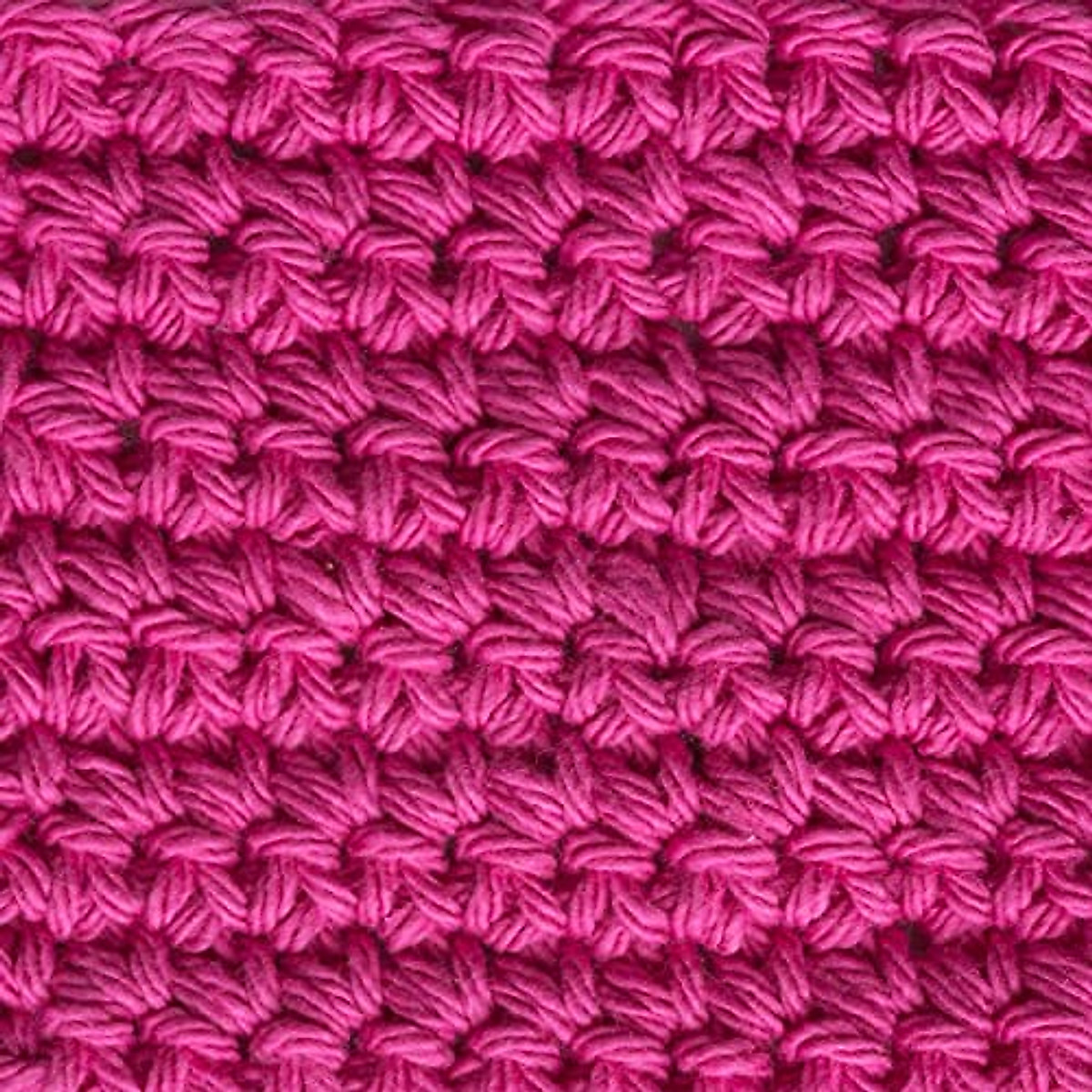Lily Sugar'N Cream Hot Pink Yarn - 6 Pack of 71g/2.5oz - Cotton - 4 Medium (Worsted) - 120 Yards - Knitting/Crochet