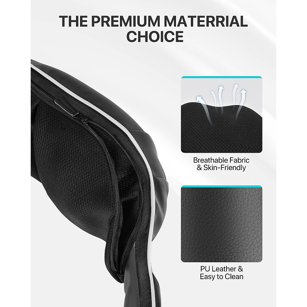 ALLJOY Shiatsu Back and Neck Massager with Heat, Electric Deep Tissue 3D Kneading Massage Pillow for Shoulder, Legs, Foot and Body, Relax Gifts for Women Men Mom Dad