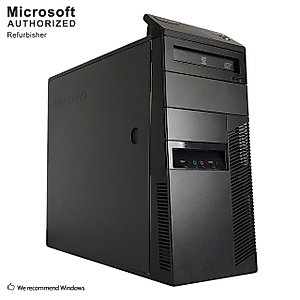Lenovo ThinkCentre M92p Tower Desktop PC, Intel Quad Core i5-3470 up to 3.6GHz, 8G DDR3, 512G SSD, DVD, WiFi, BT 4.0, Windows 10 64 Bit-Multi-Language Supports English/Spanish/French (Renewed)
