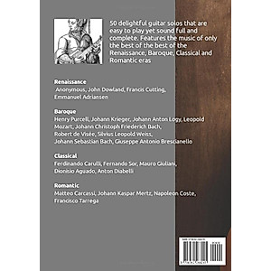 Easy Classical Guitar pieces Book 1: 50 pieces in standard notation and tablature