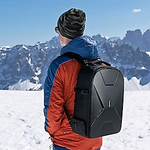 Endurax Camera Backpack Waterproof for DSLR SLR Photographer Camera Bag for Mirrorless Camera with Hardshell Protection Upgrade