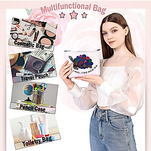 BDPWSS Ka Is A Wheel Stand And Be True Makeup Bag Book Lover Gift Bookworm Gift Book Themed Gift Dark Tower Gift (Wheel Be True)