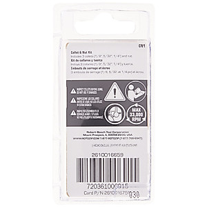 Roto Zip CN1 Replacement Collet and Nut Kit,Silver