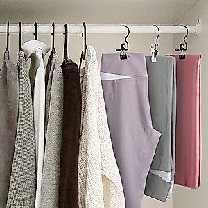 Rtteri 48 Pieces Boot Hangers Clips 360 Rotating Laundry Hooks Hanging Clamp Space Saving Clothes Pins Socks Towel Clips Portable Multifunctional Heavy Duty Clothespins Space Saving for Closet Jeans