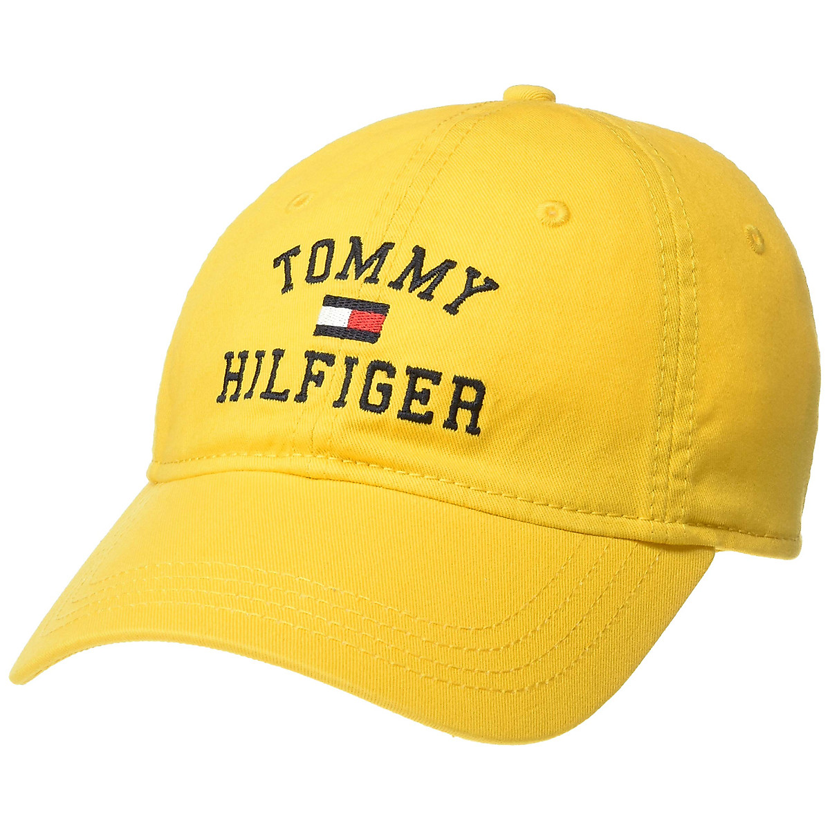 Tommy Hilfiger Men's Tommy Adjustable Baseball Cap, Golden Glow, OS