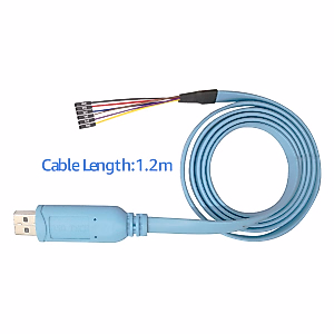 DSD TECH SH-U09BL USB to TTL Serial Cable with CP2102N Chip 1.2M/4FT
