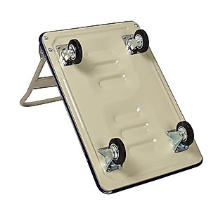 Heavy Duty Rolling Cart Folding Moving Cargo Trolley Hand Flatbed Cart Dolly Express Truck for Heavy Things Moving,Hold Up to 400 Lbs (L)