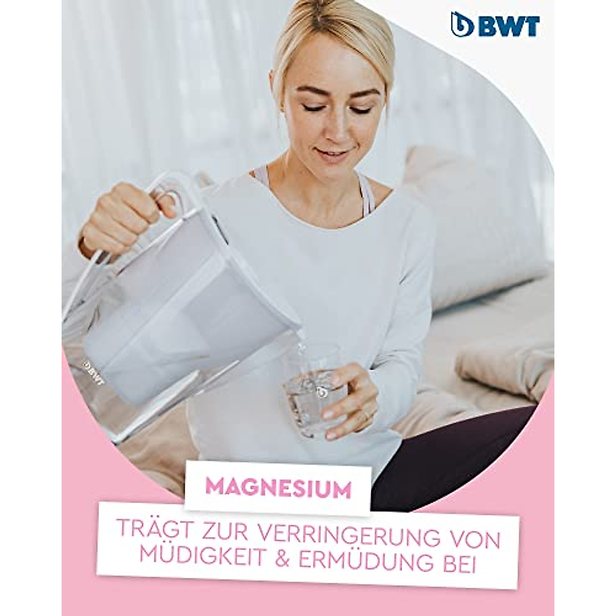 BWT Magnesium Gourmet L0814334 Cartridges Water Filter (Pack of 3 + 1)