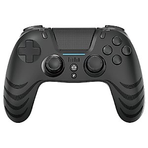 Agelkvoy Wireless Controller for PS-4, Remote Game Controller Built-in 6-Axis Sensor/Dual Shock/Touchpad/3.5mm Headphone Jack - Wireless Pro Controller for PS-4 Gamepad Compatible for PS-4