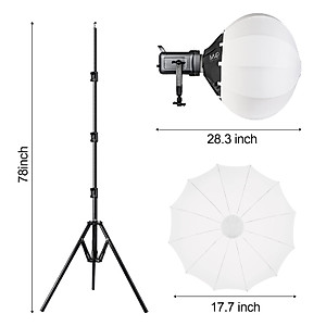 GVM 150W RGB Video Light Kit, 2700K~7500K Bi-Color LED Video Light Photography Studio Lighting Kit with Lantern Softbox & Stand, Continuous Output Lighting Kit with 8 Lighting Effects, CRI 97+