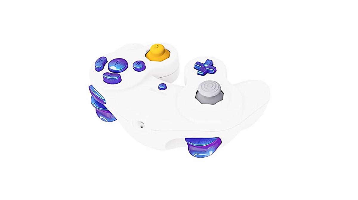 eXtremeRate Chameleon Purple Blue Controller Buttons for GameCube - DIY ...
