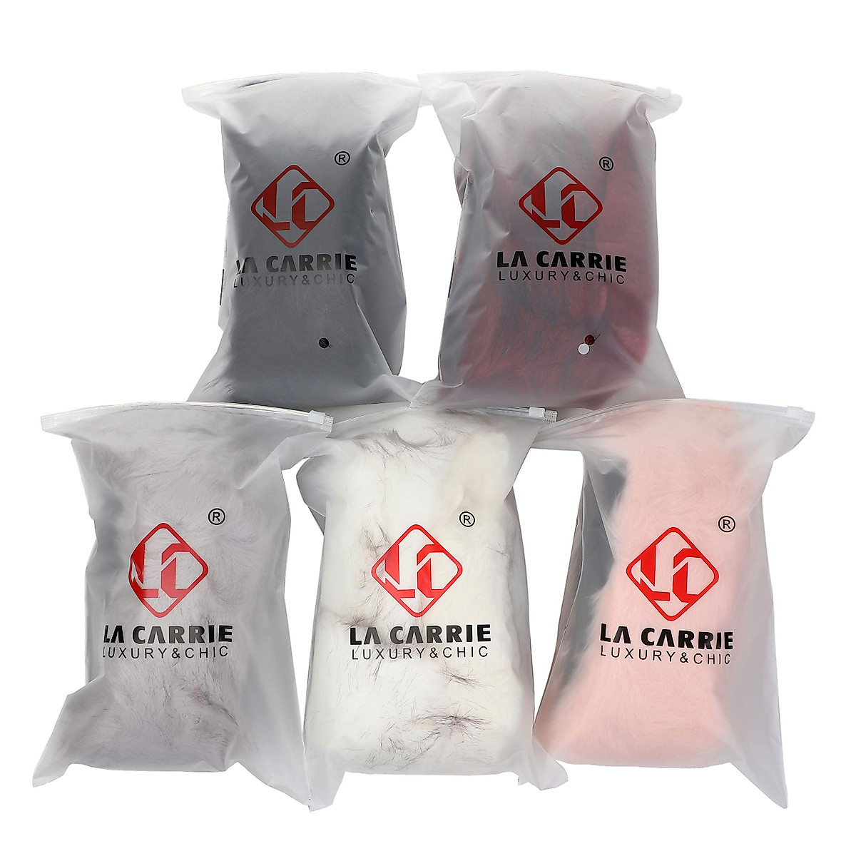 LA CARRIE Women's Faux Fur Hat Russian Cossack Pompom Cap for Winter Ski Snow(Black)