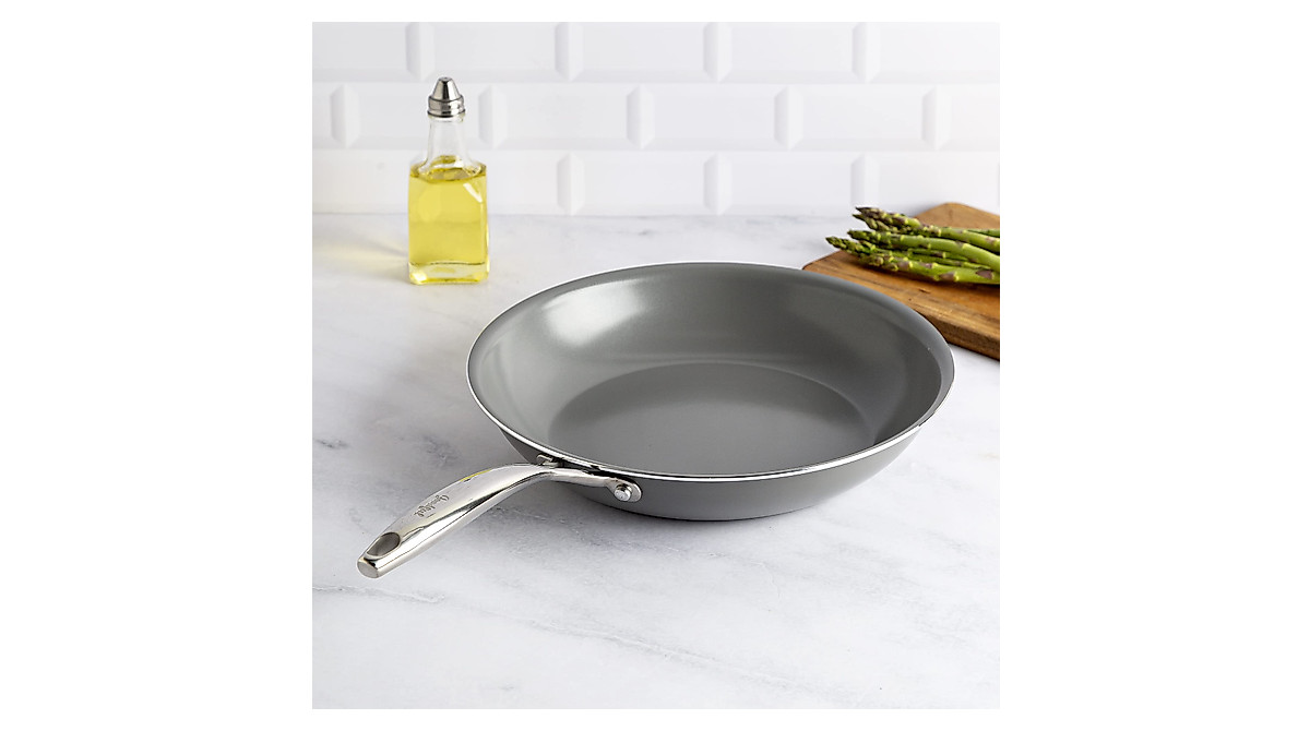 Goodful Ceramic Nonstick 11 Inch Frying Pan, Dishwasher Safe Pots and ...