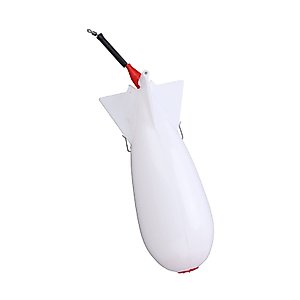 Naroote Fishing Float Holders Ball Fishing Gear Bait Tool Fishing Feeder Fishing Bait Trap Carp Feeder Float Bait Holder, Portable Bomb Float Lure Bait Holder Wear Resistance for Nesting