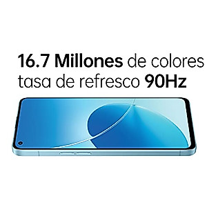 Oppo Reno6 5G Dual-SIM 128GB ROM + 8GB RAM (GSM Only | No CDMA) Factory Unlocked Android Smartphone (Blue) - International Version