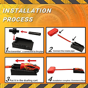 Ynzix Boy Toys Outdoor Toy Cars Air Powered Car for Racing STEM Gifts for Kids Boys and Girls Toys Age 5 6 7 8