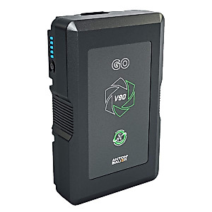 Anton Bauer GO 90 V-Mount, 98Wh Battery, Professional Camera Rig for Batteries, Camera Accessory, Camera Mount, Lithium Battery Pack, Battery Replacement, Quick Release Battery
