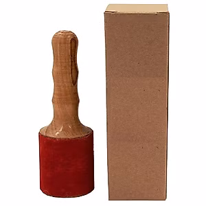 Traditional Tibetan Yoga Hard Wood Singing Bowl Mike Leather Striker Tool Meditation Chakra Healing Prayer Yoga Mindfulness - 1 Pc