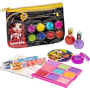 Rainbow High - Townley Girl Cosmetic Makeup with Palette Bag Set Includes Lip Gloss, Nail Polish & Eye Shadow and More! for Kids Girls, Ages 6+ Perfect for Parties, Sleepovers and Makeovers