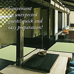 MIINA Tatami Mat Set - Finely Woven Igusa Grass, Japanese futon Mattress, Floor Mattress, Non-Slip, 32x32 Inch (Natural, 6pieces)