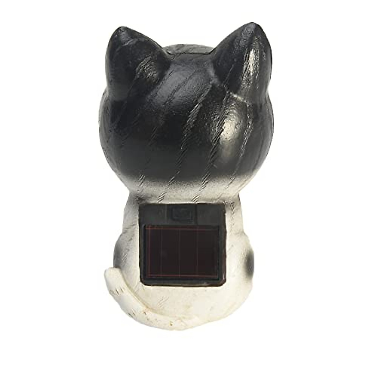 JIANWEI Garden Cat Solar Light, Cute Lawn Cat-Shaped Statues Waterproo-f Solar Animal Statue Light, Bright Eyes Solar Cat Ornament for Flower Fence Passage Walkway Courtyard Decoration
