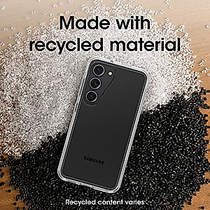 OtterBox Galaxy S23 Symmetry Series Case - CLEAR, ultra-sleek, wireless charging compatible, raised edges protect camera & screen