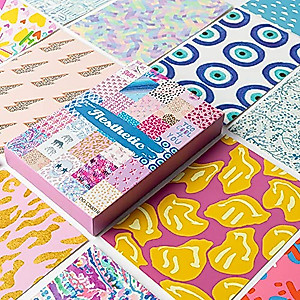 ECTY 50PCS Preppy Aesthetic Pictures Wall Collage Kit, Retro Style Photo Collections Collage Dorm Decorations for Teens and Young Adults, Wall Prints Kit, Small Posters for Room Bedroom Aesthetic