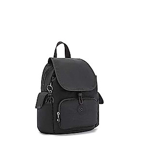 Kipling Women's City Pack Mini Backpack, Lightweight Versatile Daypack, Bag, Black Noir