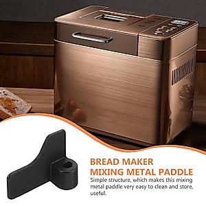 OSALADI Bread Maker Stirring Parts Bread Maker Mixing Paddle Bread Maker Stirring Rod Bread Maker Paddle Bread Maker Mixing Metal Paddle Bread Maker Stirring Tool Aluminum Supplies