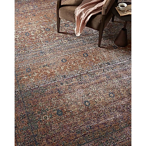 Loloi Jean Stoffer Bradbury Collection, Sunset & Multi, 2'-6" x 12'-0" Runner Rug – Modern & Traditional Area Rugs for Living Room Bedroom Entryway & Hallway No Shed High Traffic Area Decor Rug