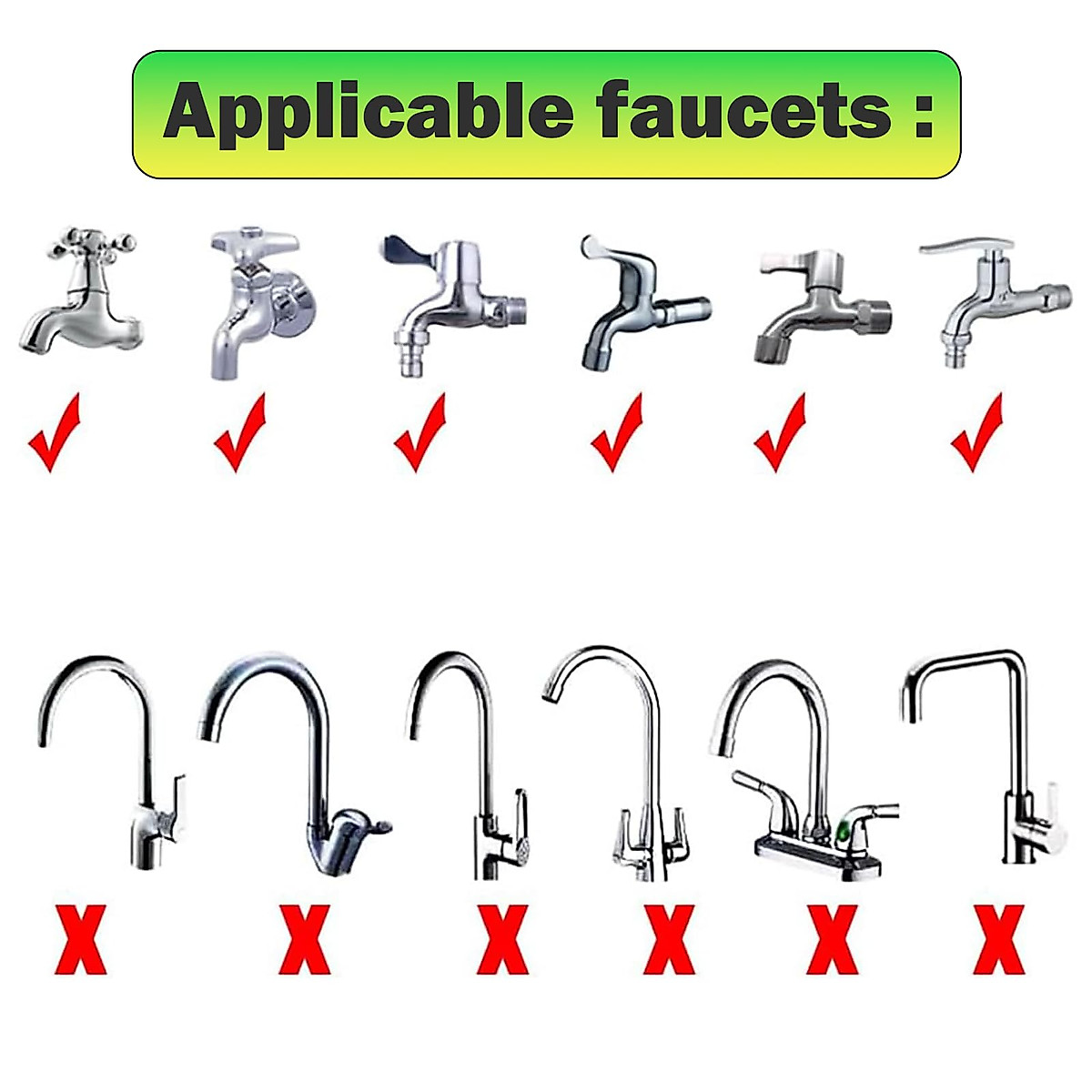 4m/13.12ft Sink Spray Hose Portable Faucet Sprayer Garden, Shampoo Sprayer Handheld Shower Head Spray Hose for Pets, Bathing Baby, Washing Hair, Rinsing Vegetables