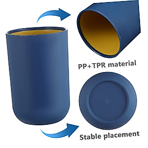 Cabilock 4 pcs Tumbler Holder Bathroom Teeth Tumblers Style Simple Drinking Funny Couples Reusable Cups Travel Rinsing Family Wash Toothpaste Accessories Adult Unbreakable Tooth