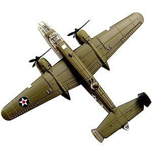 TECKEEN Alloy B-25 Bomber Mitchell Aircraft Model Aircraft Model 1:144 Model Simulation Science Exhibition Model