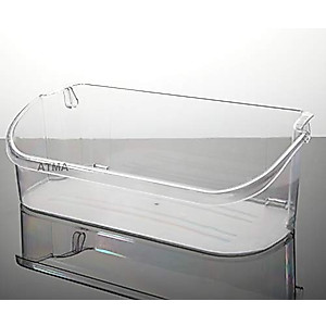 240356402 Clear Refrigerator Door Bin Side Shelf Compatible with Frigidaire Kenmore Electrolux Refrigerator Top shelf - Replaces AP2549958 PS430122 240430312 240356416 240356407-Pack of 1